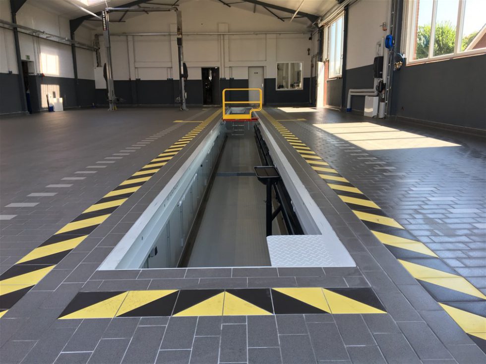 Montagegrube - Truckcon bietet erstklassige Werkstatttechnik